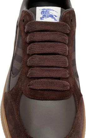 Burberry Leather and Suede Sneaker - Brown