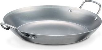 GSW 860611 GastroTraditionell Lyoner Eisen Paella-Pfanne - 34cm