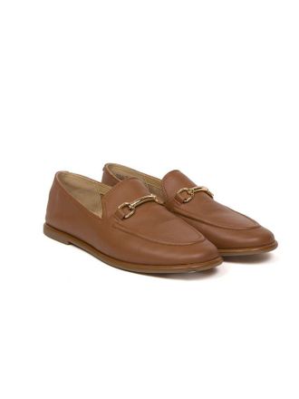 Michael Kors Womens Loafers Luggage Footwear