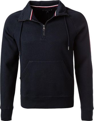 Tommy Hilfiger Herren Troyer blau unifarben