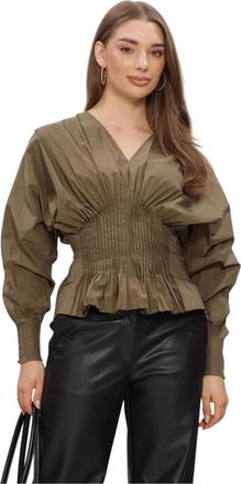 Notre-V Nv-Isel Bluse - - Blouses & Shirts - Damen - Gr&uuml;n - M