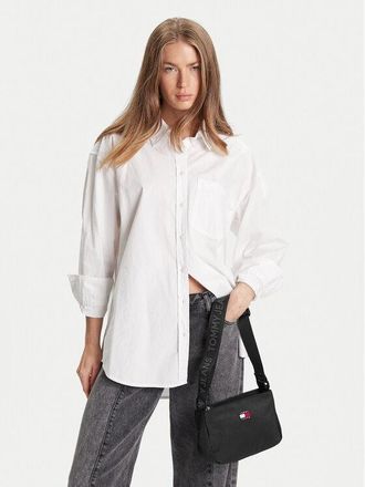 Tommy Jeans Handtasche Tjw Daily Shoulder Bag AW0AW17544 Schwarz