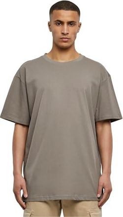 Urban Classics T-Shirt Oversize pour Homme, Tissu Epais, Coupe large, Manches Courtes, Heavy Oversized Tee, 90% Coton, 10% Viscose, Asphalt, Taille 4XL