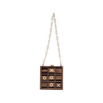 Cult Gaia Tic Tac Toe Chain Clutch