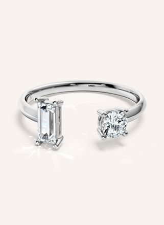 VEYNOU Veynou Ring Blair Aus 14 Karat Wei&szlig;gold Und 0,68ct. Lab-Grown Diamanten silber
