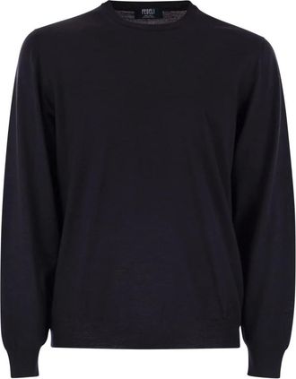 Fedeli Homme, Pulls, Bleu, Taille: 3XL Argentina Crew-neck Sweater