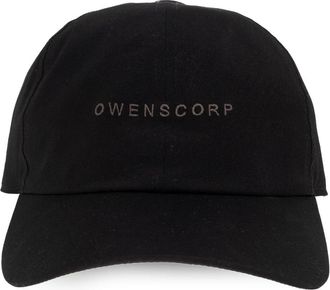 Rick Owens Femme, Accessoires, Noir, Taille: M Casquette de baseball Owenscorp