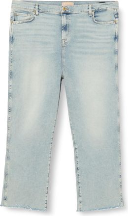 7 For All Mankind Womens HW Slim Kick LuxVinSun Jeans, Light Blue, 50