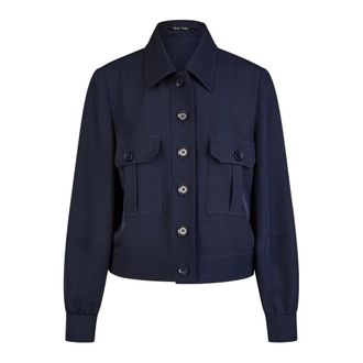 Marc Aurel Leichte Blousonjacke - - Jackets - Damen - Blau - M