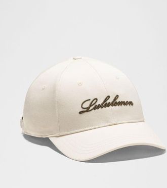 lululemon Casquette structurée Script - Brun/Vert - Taille L/XL