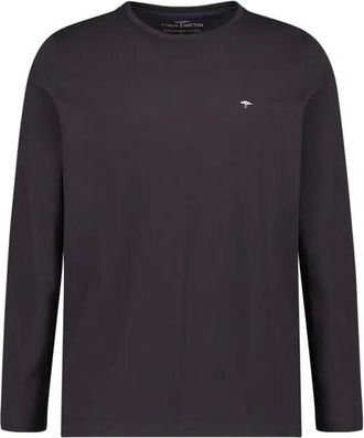 Fynch-Hatton Fynch-Hatton Herren T-Shirts schwarz Baumwolle