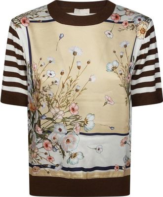 Liu Jo Femme, Pulls, Multicolore, Taille: 38 FR Maglia Chiusa MC