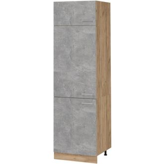 Vicco Armoire pour frigo R-Line, B&eacute;ton, 60cm