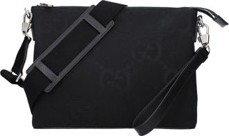 Gucci Hommess Sac Bandouli&egrave;re Jumbo Tissu Noir