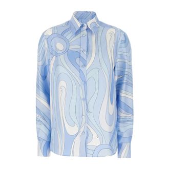 Pucci Femme, Blouses et Chemises, Multicolore, Taille: 36 FR Printed Twill Shirt