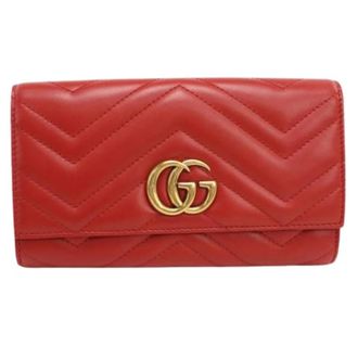 Gucci Pre-owned Long wallet (bi-fold) - - Pre-owned - Damen - Rot - ONE SIZE