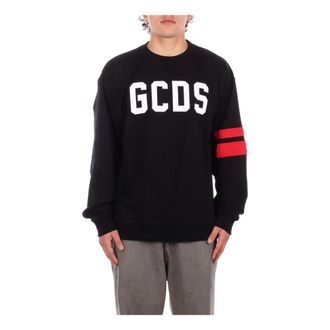 GCDS Maglia Logo Frontale - - Sweatshirts & Hoodies - Herren - Schwarzk - XL