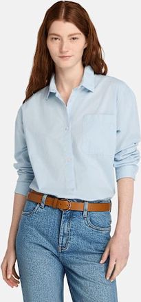 Timberland Hemd aus Popeline f&uuml;r Damen in Hellblau, Damen, Blau, Gr&ouml;&szlig;e