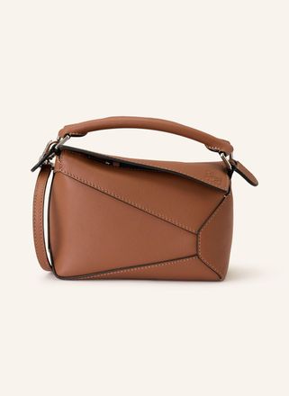 Loewe Handtasche Puzzle Edge Mini braun