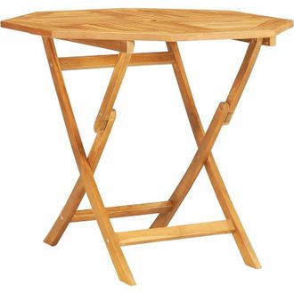 vidaXL Klappbarer Gartentisch 85x85x76 cm Teak Massivholz - Vidaxl