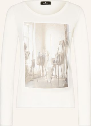 Monari Monari Longsleeve Mit Schmucksteinen weiss