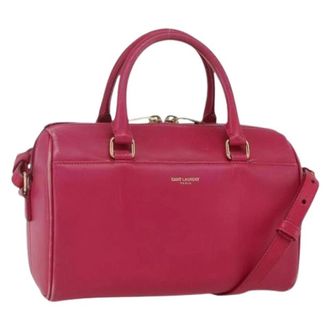 Saint Laurent Sac &agrave; main en cuir Pre-owned - Femme - Pre-owned - Rose - Taille: ONE Size