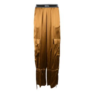 Erika Cavallini Semi Couture Hose - - Trousers - Damen - Braun - S