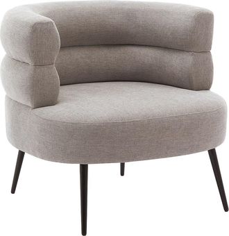 Vente-Unique Sessel - Stoff - Grau - CAMEDO