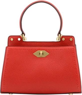 Pourchet Femme, Sacs, Rouge, Taille: ONE Size Trianon Handbag