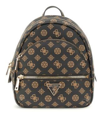 Guess Rucksack Freizeitrucksack Manhattan II Backpack Mocha Logo dunkelbraun