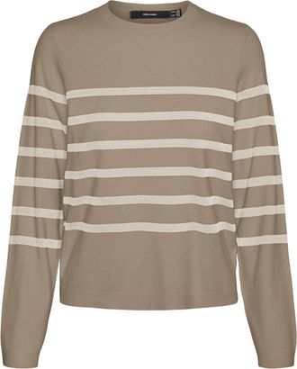 Vero Moda VMSABA Plain LS O-Neck Pullover GA NOOS