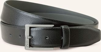 HUGO BOSS Ledergürtel Elloy schwarz