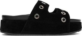 INUIKII Pantoletten Suede Studs 70103-153 Schwarz