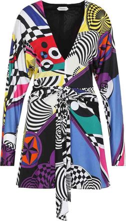 Versace Knielanges Kleid - Bunt