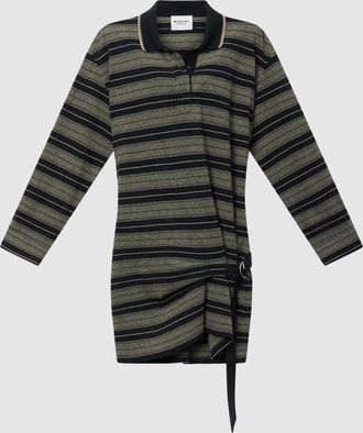 Isabel Marant Robe Isea Black/Ecru