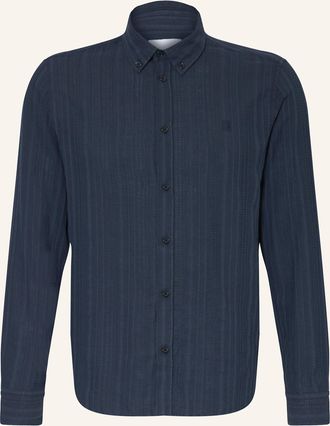 Les Deux Hemd Konrad Comfort Fit blau