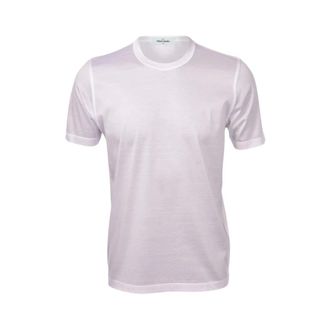 Gran Sasso Homme, Tops, Blanc, Taille: 2XL T-shirt Casual en Coton