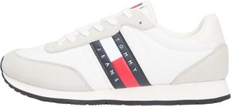 Tommy Jeans Herren TJM Classic Runner EM0EM01709 Low-Top, Weiß (Ecru), 43 EU, Weiß Ecru, 43 EU