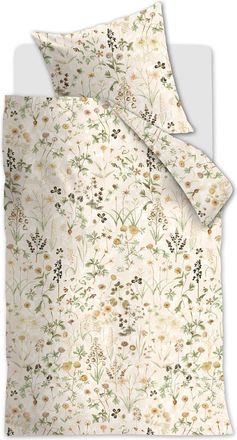 Beddinghouse Mako-Satin-Bettwäsche-Garnitur Olivia Farbe Natural Größe 135x200+80x80