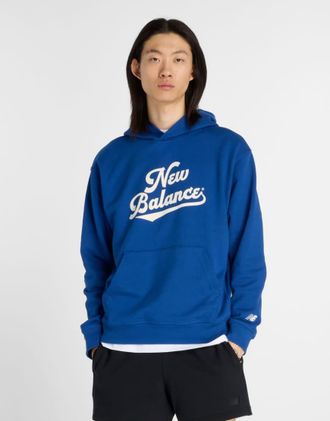 New Balance Athletics Legacy - Sweat &agrave; capuche - Bleu galaxie