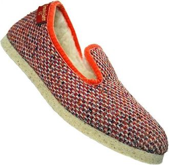 Germaine Guerin Pantoufles Charentaises CORAIL mixtes - Dessus 100% laine - semelles en feutre pur et int&eacute;rieur 100% mouton - s&eacute;rie limit&eacute;e