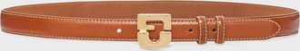 Gerard Darel Ceinture signature en cuir - LE LAUREN - Camel