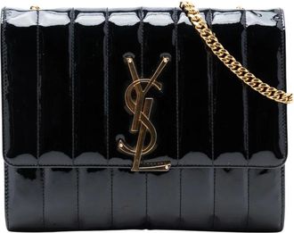 Saint Laurent Sac bandouli&egrave;re matelass&eacute; Pre-owned - Femme - Pre-owned - Noir - Taille: ONE Size