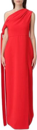 Solace London Irina Empire Dress - - Dresses - Damen - Rot - M