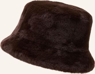 Apparis Apparis Bucket-Hat Amara Aus Kunstfell braun