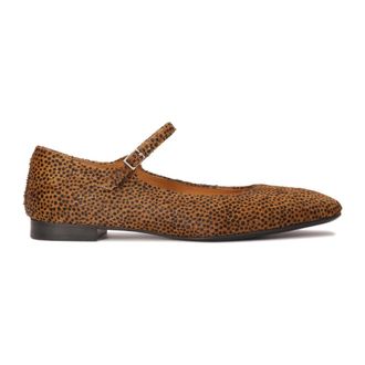 Kazar Flache Lederschuhe mit Borsten - - Shoes - Damen - Braun - 40 EU