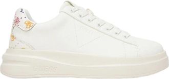 Guess Femme, Chaussures, Blanc, Taille: 38 EU Elbina11 Baskets