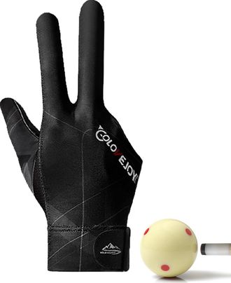 Generico Poolhandschuhe - Billard-Handbekleidung | Unisex Cue Shooter Gear | Verbindungsdesign auf der linken rechten Seite f&uuml;r Billardspieler | Spieltagszubeh