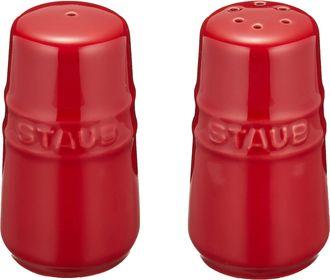 Staub Salz + Pfefferstreuer Kirschrot 7 cm