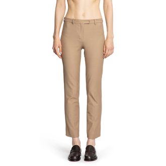 Max Mara Stretch Cotton Blend Trousers